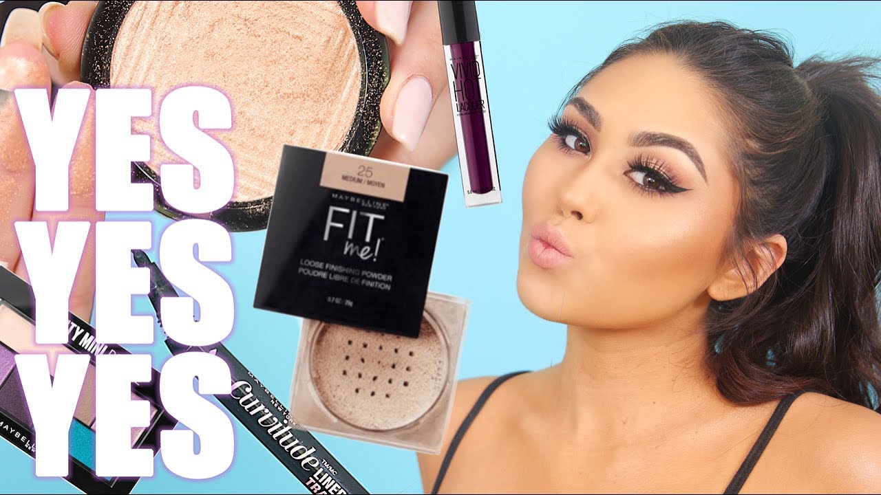 TESTING NEW DRUGSTORE MAKEUP! Maybelline First Impressions | Roxette ...