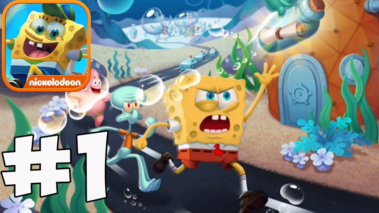 SPONGEBOB GAME STATION - Walkthrough Gameplay Part 1(iOS Android) - YouTube