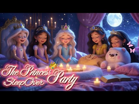The Princess Sleepover Party 👑Bedtime Fairytale 🧚‍♀️For Kids With ...