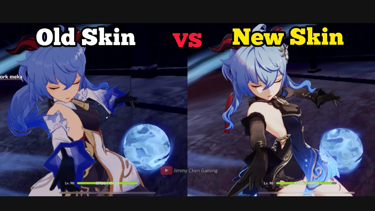 Ganyu Skin Comparison - YouTube