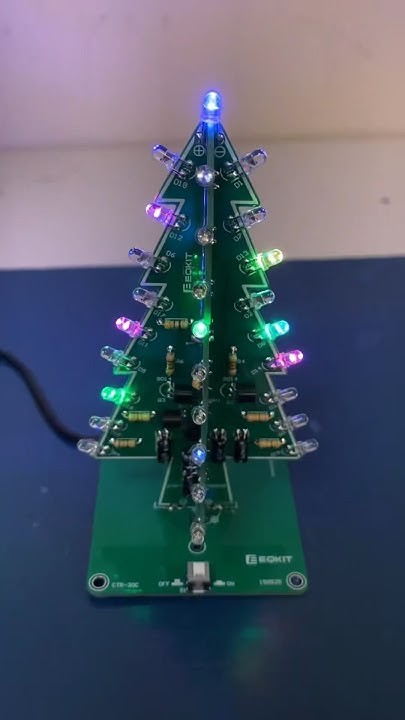 Soldering LED Christmas tree #electricalengineering #soldering #solder ...
