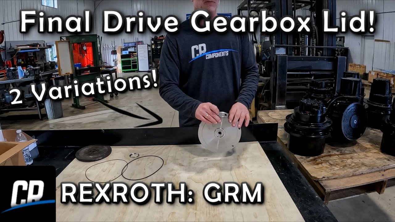 Final Drive Motor Gearbox End Cover - John Deere, Case, New Holland ...