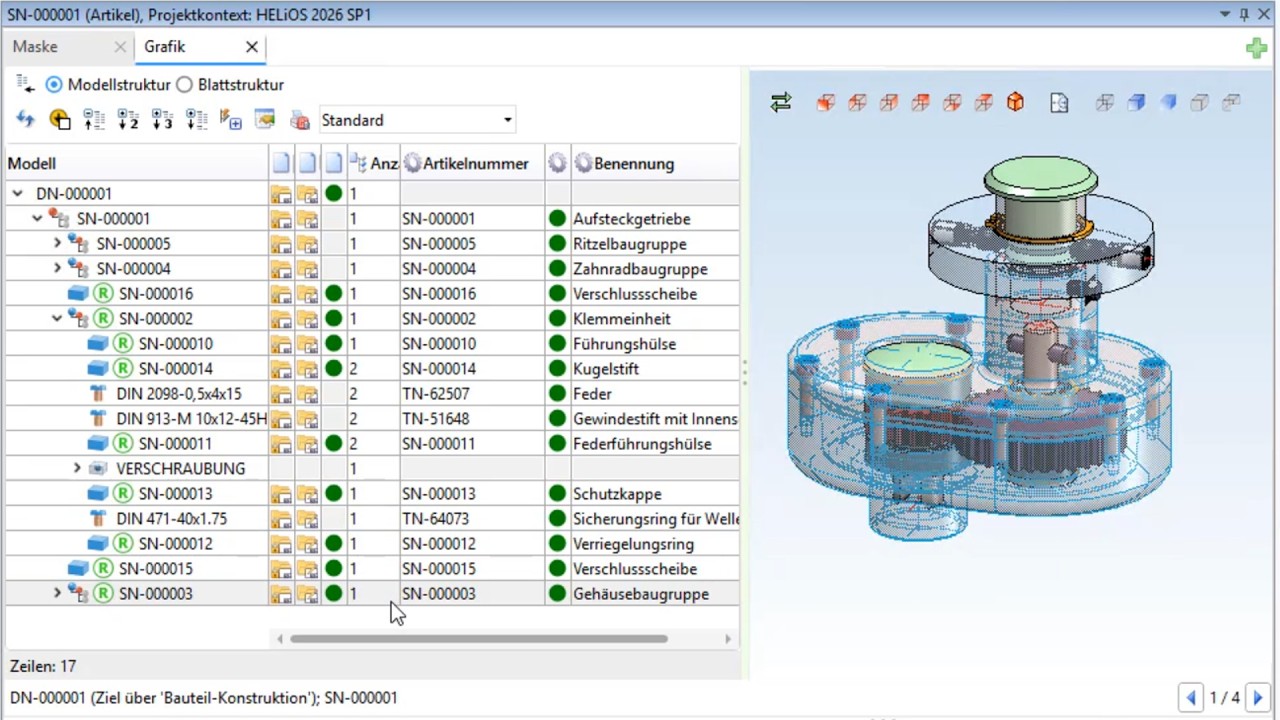 HiCAD 2026 | SP1: HiCAD Viewer with Model and Sheet Structure - YouTube