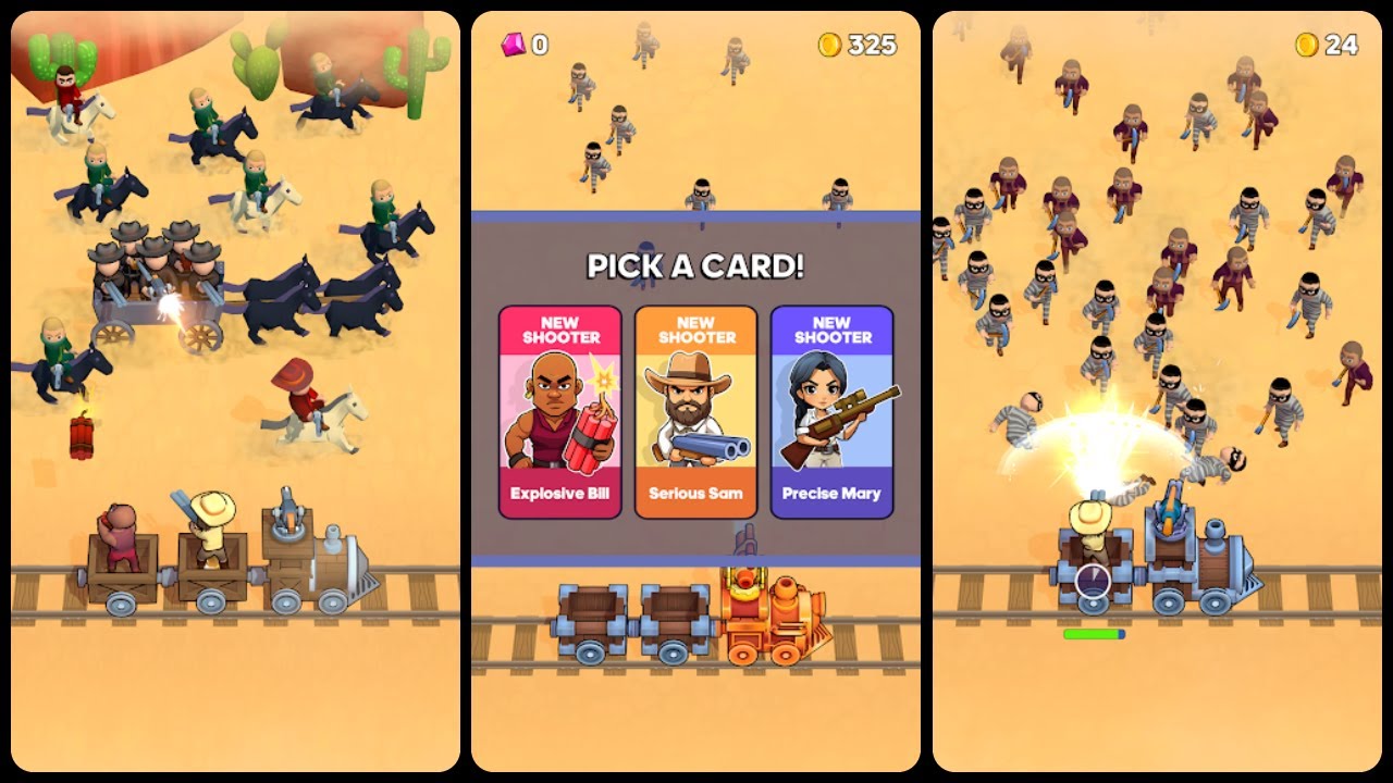 Wild West Train: Shootout Gameplay Android Mobile - YouTube