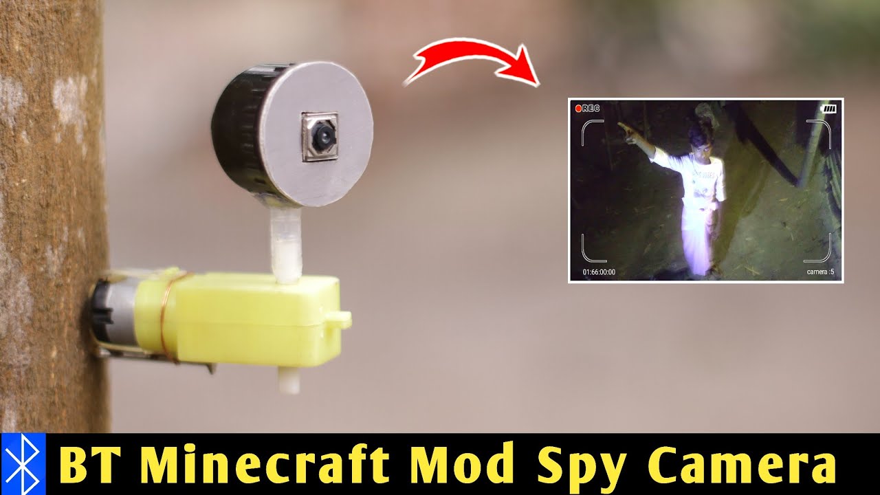 How To Make Bluetooth Spy Camera Minecraft Mod For Home | BT SPY CAM ...