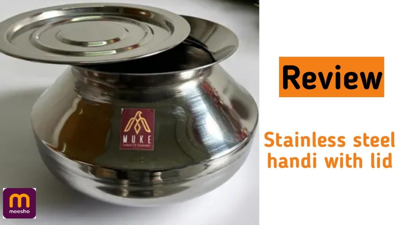Muke Stainless steel Handi pot - YouTube