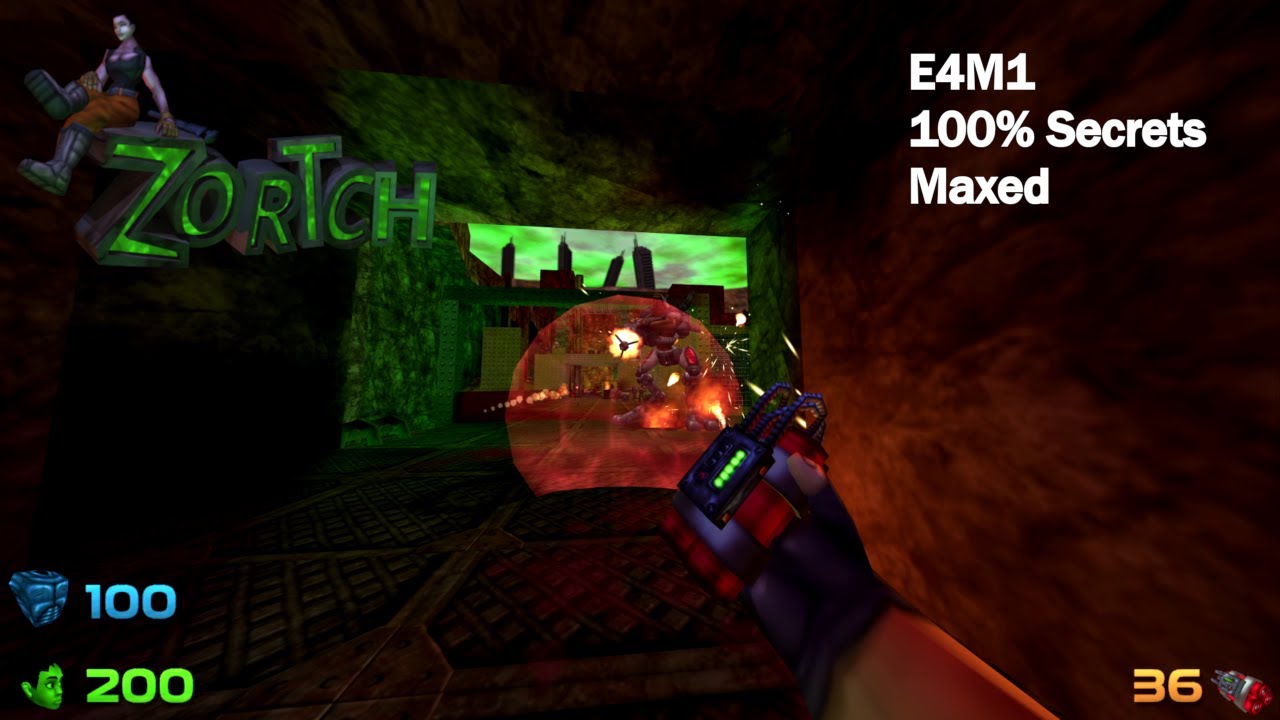 Zortch - E4M1 (Maxed, 100% Secrets) - YouTube