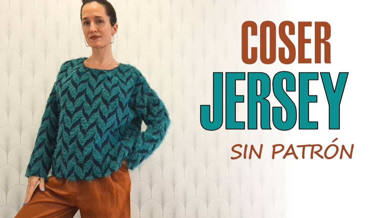 Cómo clonar un JERSEY. Como hacer Pulóver sin patrón / molde. Curso ...