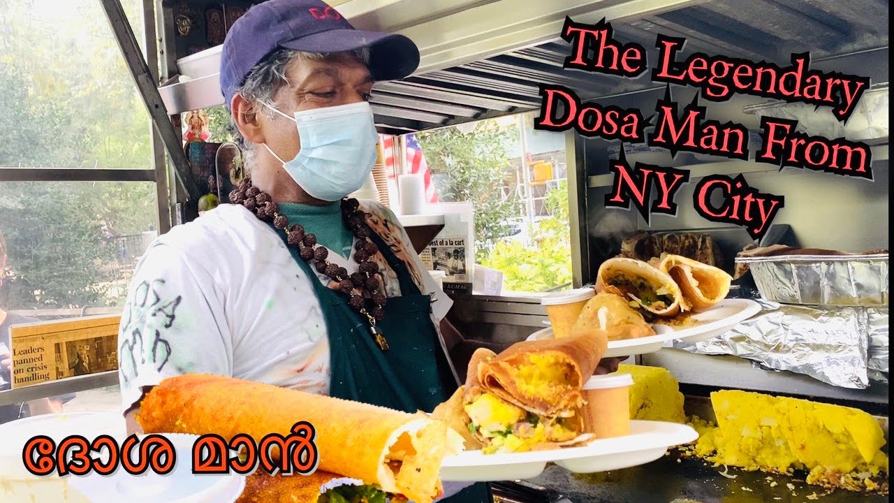 Dosa Man From NY City || അമേരിക്കയിലെ legendary തട്ടുകട || Top NY city ...