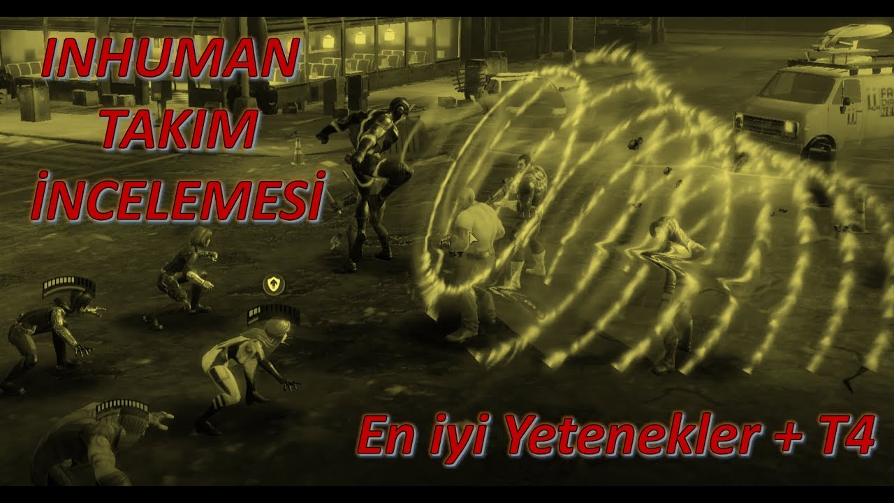 INHUMAN Takım incelemesi ve Yetenekler - Marvel Strike Force - MSF ...