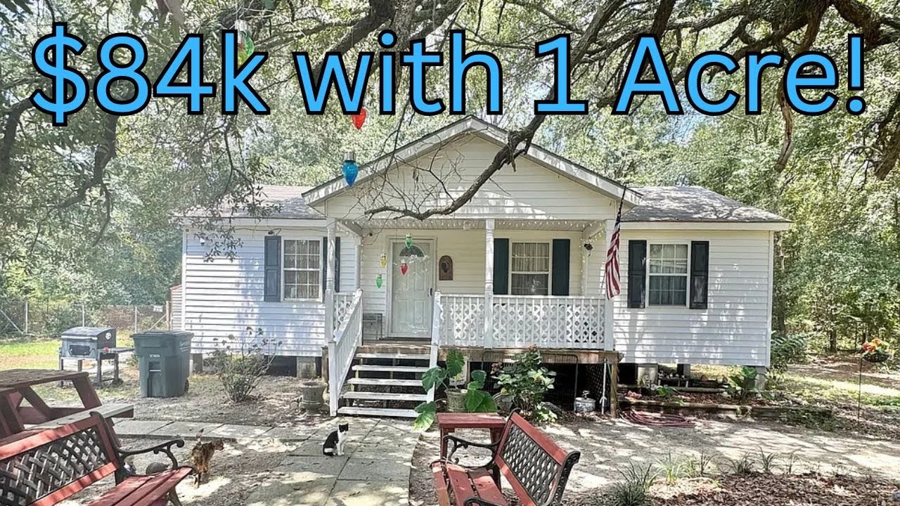 $84k House in Georgia with 1 Acre! - YouTube
