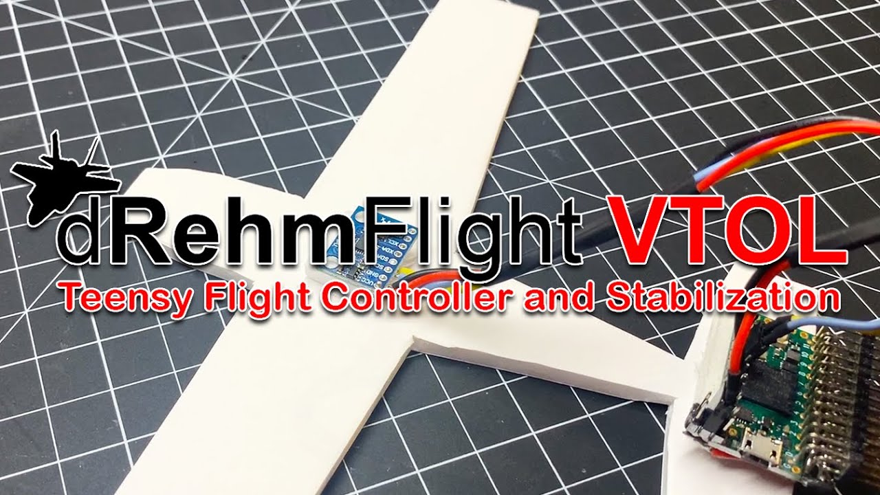 Mounting and Configuring the IMU - dRehmFlight VTOL - YouTube