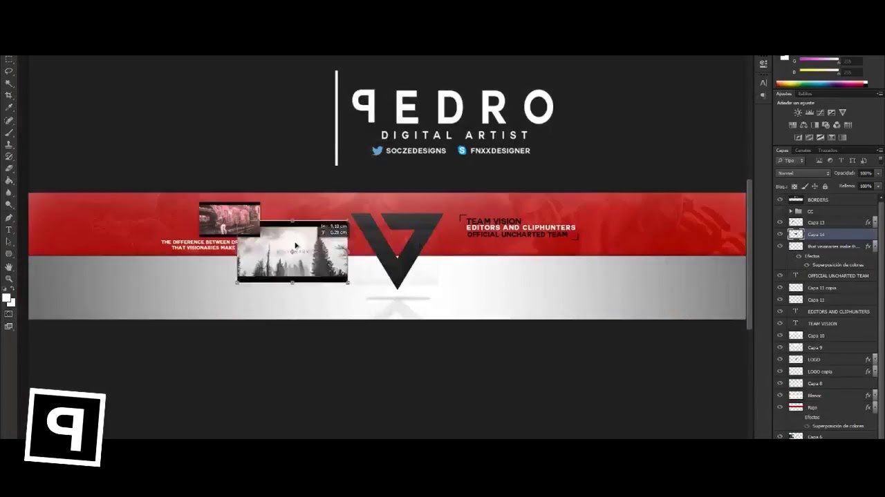 Team Vision Banner | Speedart by Pedro - YouTube