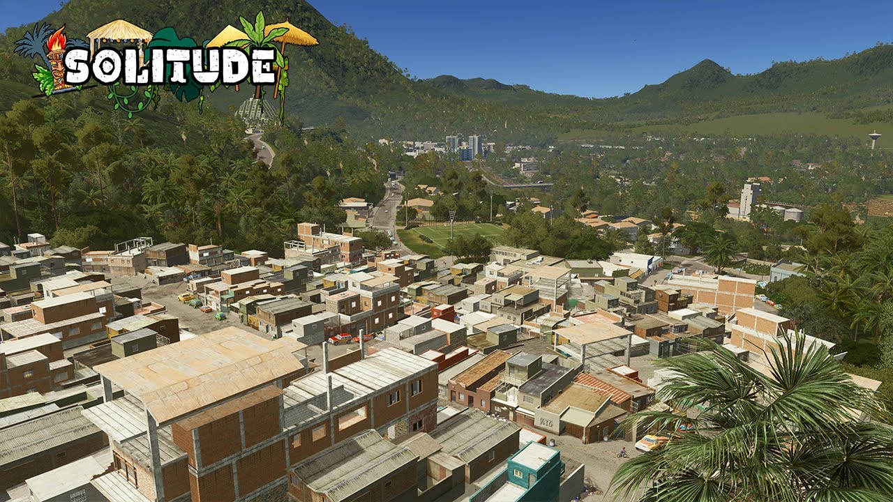 The Most UNIQUE Residential Area in Cities Skylines! | Solitude - YouTube