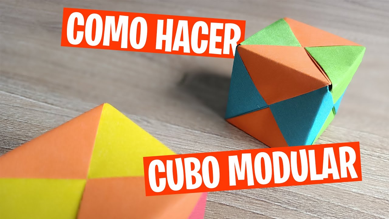 Como Se Hace Un Cubo Modular Origami Sencillocubo Modular COMO HACER