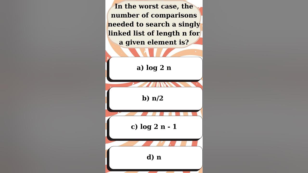 1000 Data Structure Multiple Choice Questions - Question 90 - YouTube