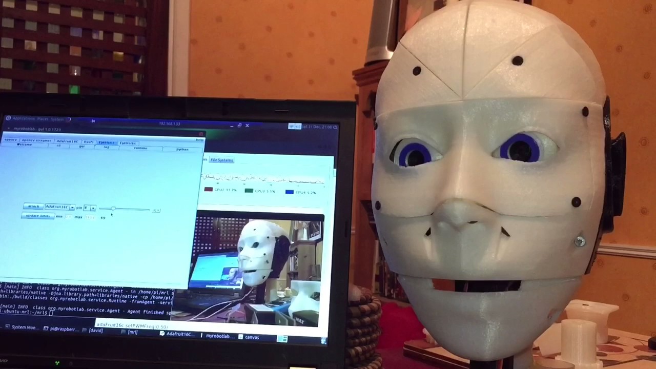 InMoov - eyes - YouTube