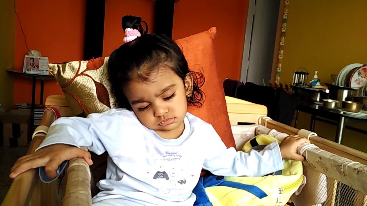 Baby Rae trying to sleep - YouTube