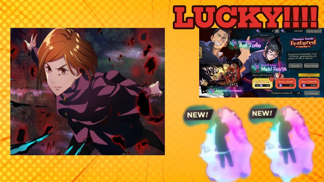 2 NEW SSR CHARACTERS !!! FROM TICKETS JJK PHANTOM PARADE - YouTube