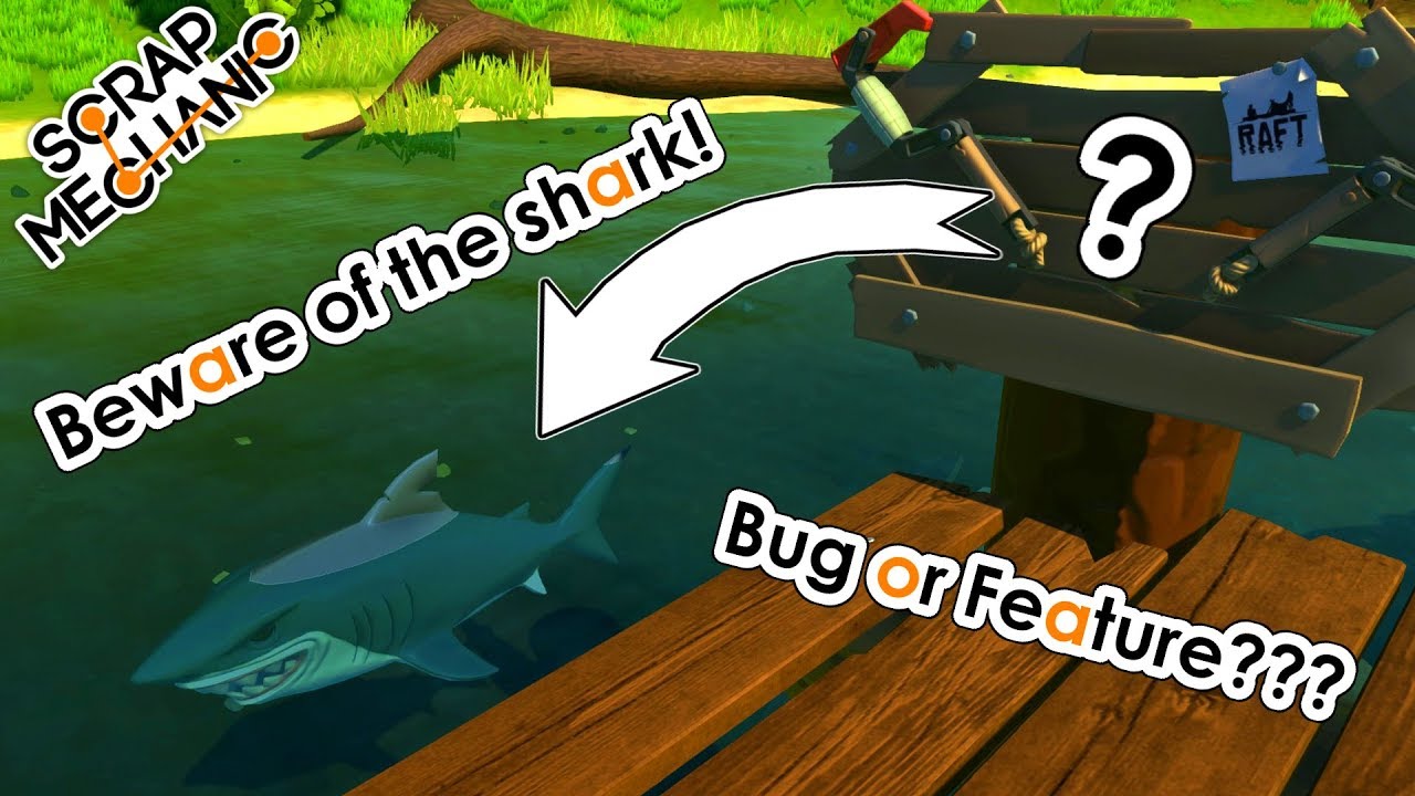 Raft Shark got loose! Warn your friends! Game manipulation, update or ...