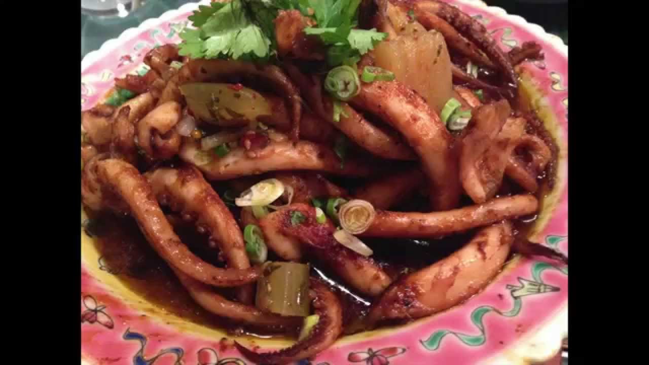 Sambal Fish and Peanuts/ Tamarind Calamari - Laurance Tan - YouTube