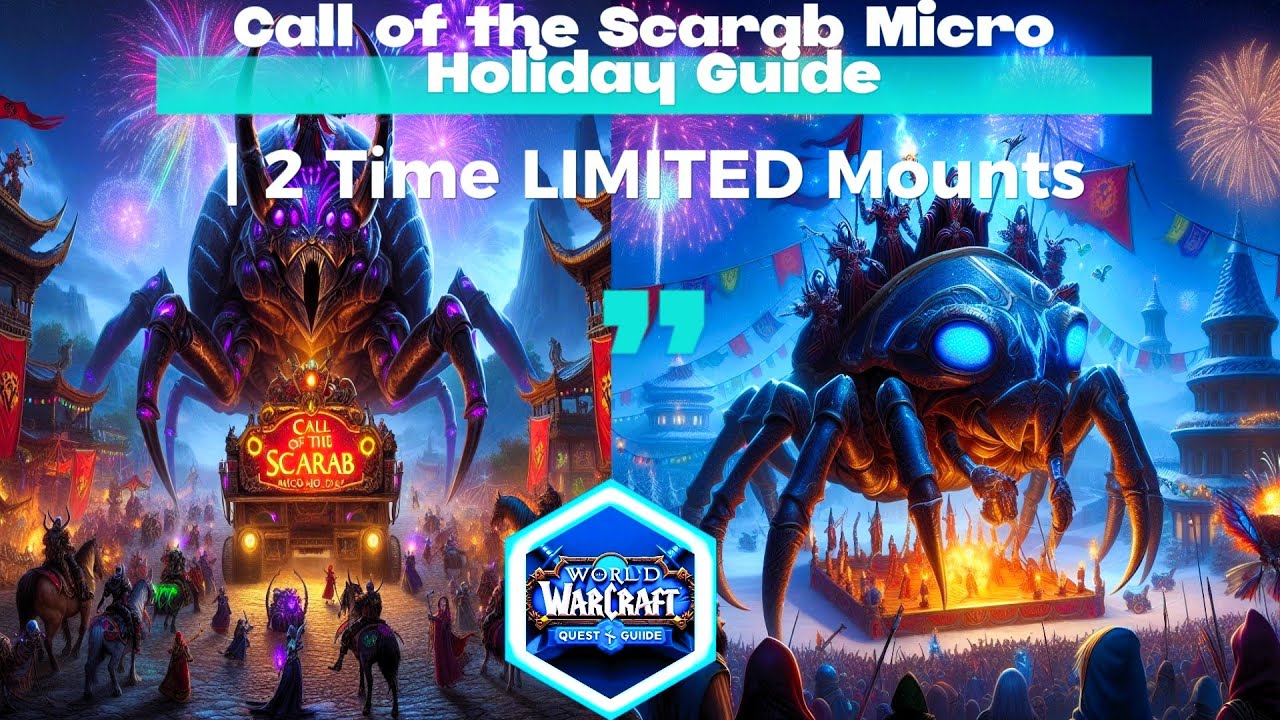 Call of the Scarab Micro Holiday Guide | 2 Time LIMITED Mounts | Call ...