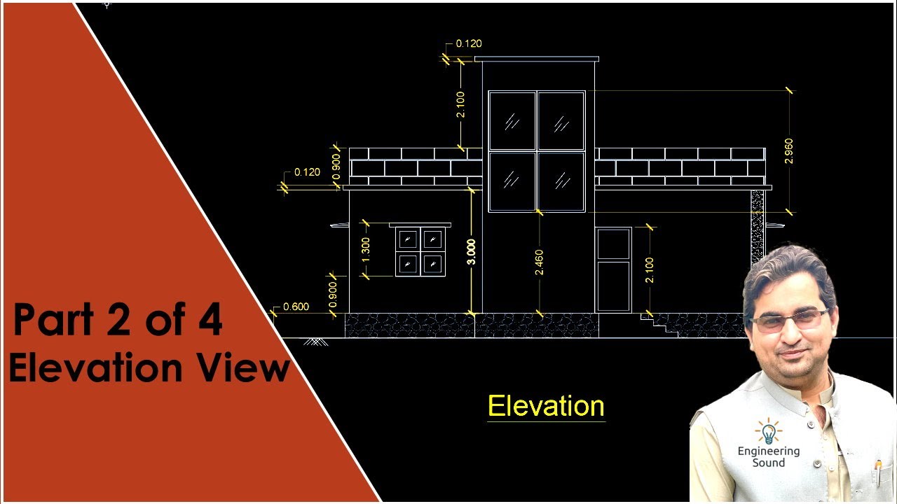 Making Complete Elevation View From Floor Plan: Part 2 of 4 - YouTube