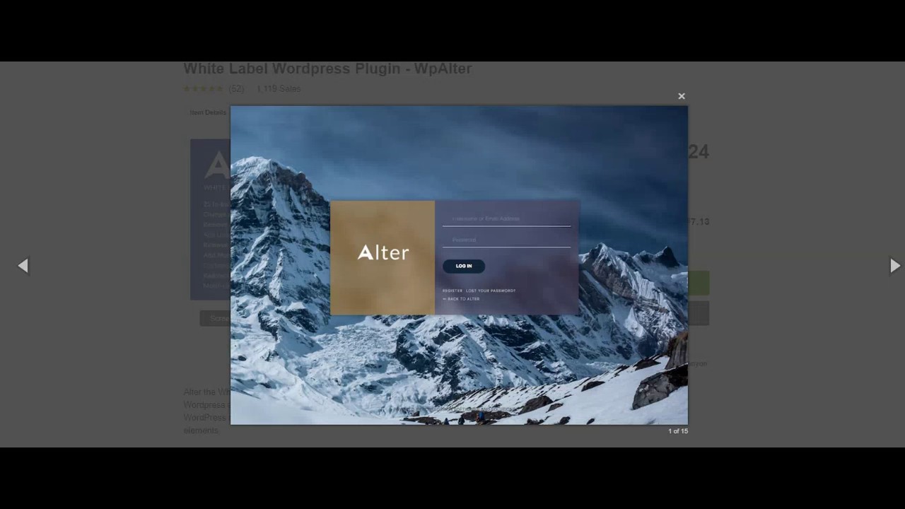 White Label Wordpress Plugin WpAlter - YouTube