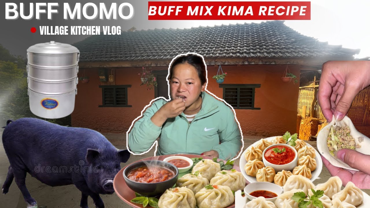 BUFF KIMA RECIPE // NEPALI VILLAGE COOKING 🧑‍🍳 LIFE // RURAL NEPAL ...