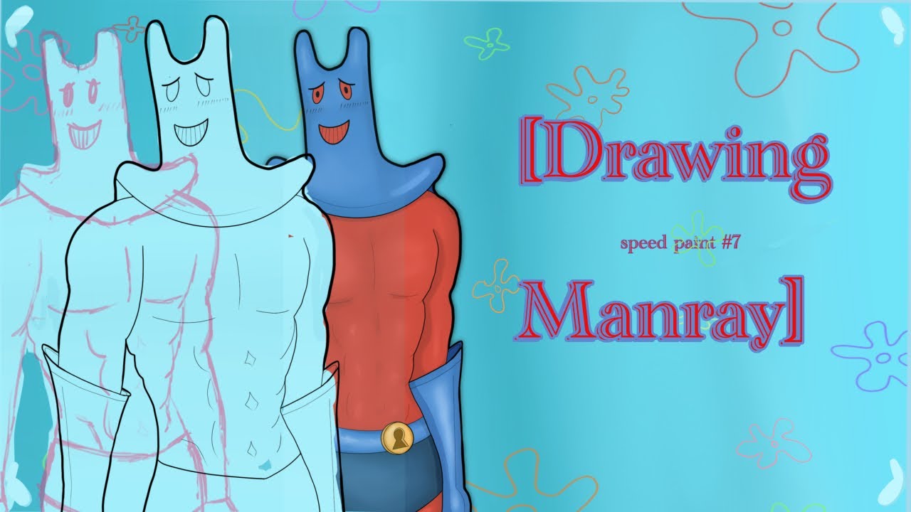speed paint #7// drawing manray fanart - YouTube