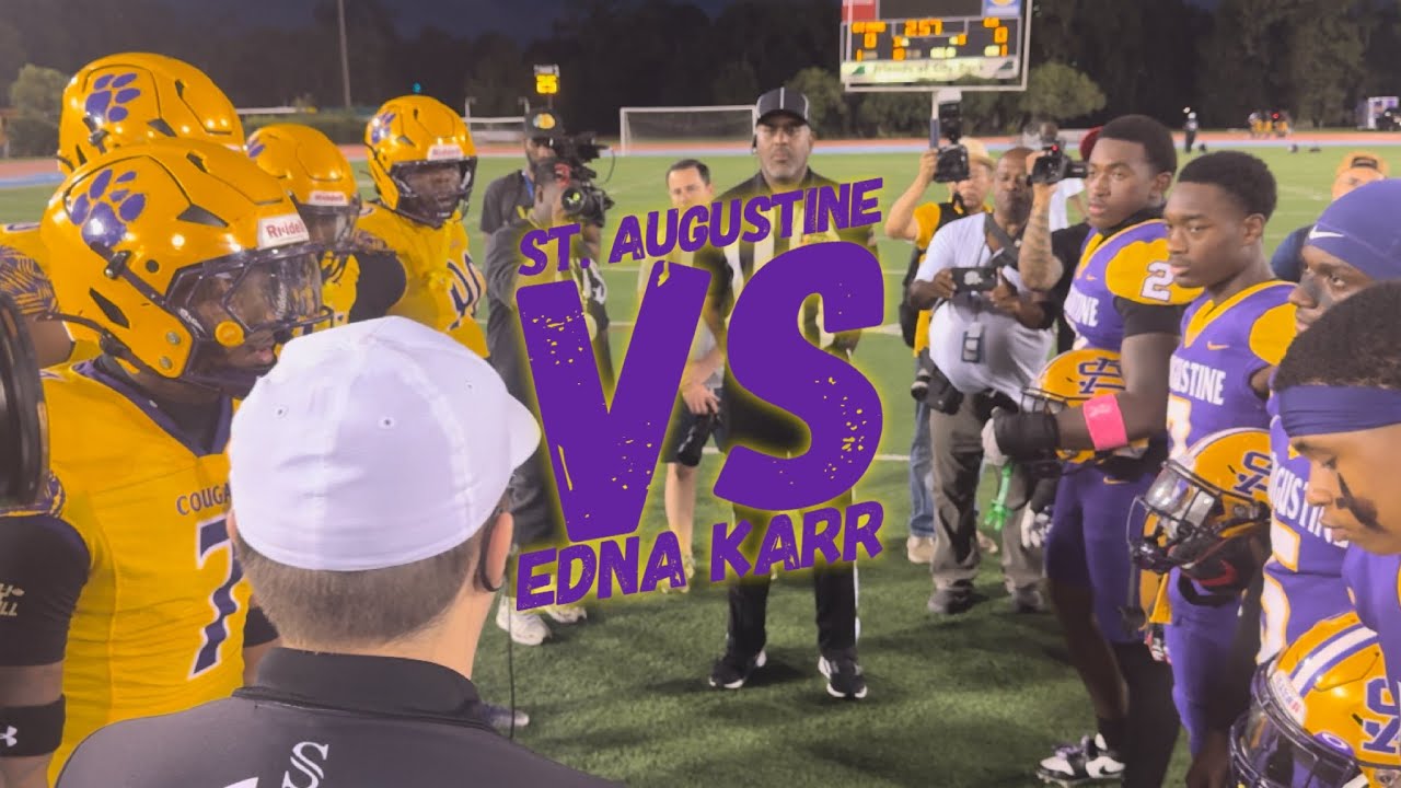 St. Augustine vs Edna Karr. Who’s the better team? Jahkeim Stewart ...