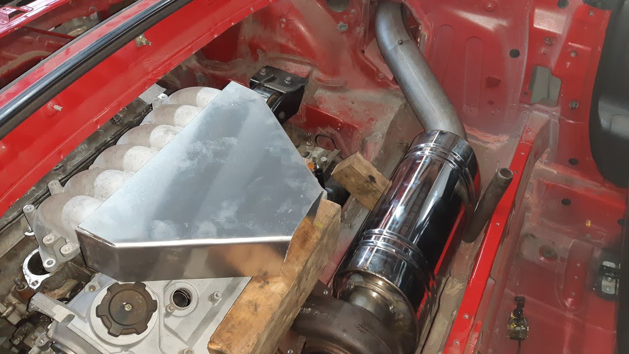 V6 mivec mr2, a little more intake manifold work. - YouTube