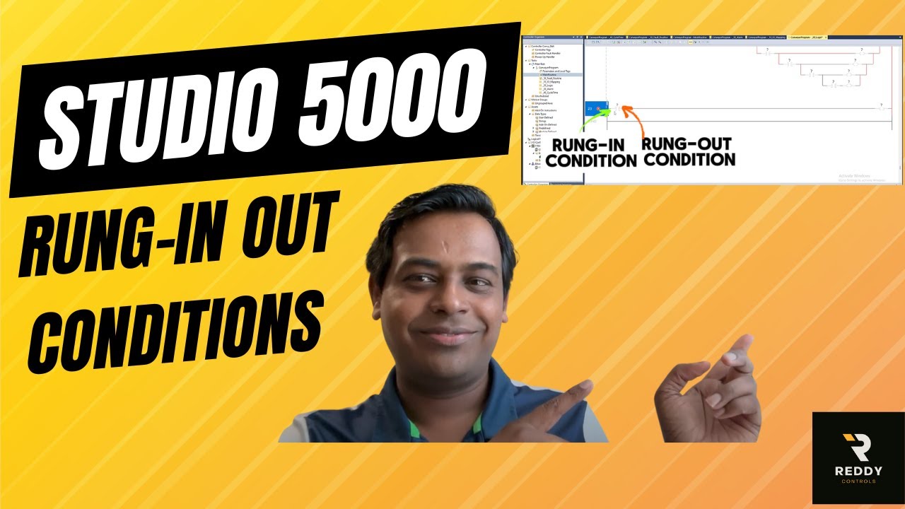 Studio 5000 Ladder Programming Branch, Rung in, Rung out conditions ...