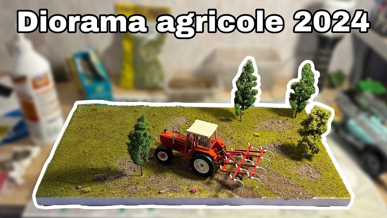 Création diorama agricole 2024 ( Passage dans une prairie ) - YouTube