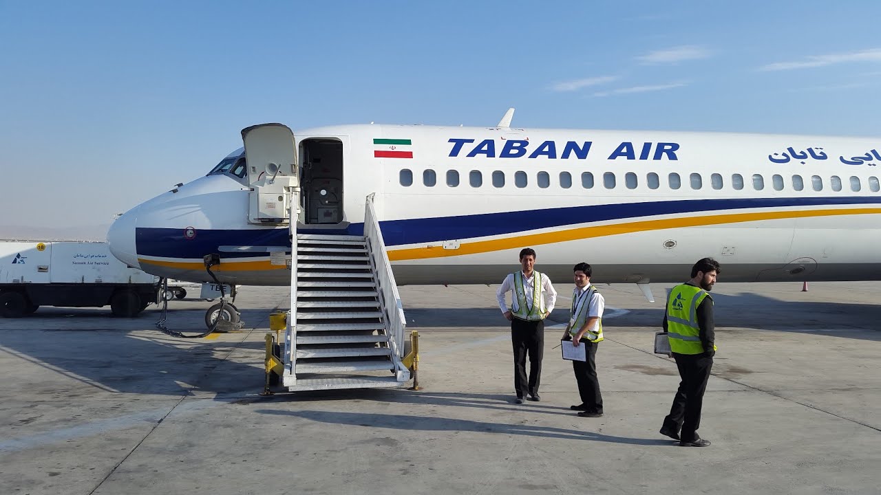 Taban Air MD-88 Takeoff from Tehran IKA, Iran - Window & Cabin View ...