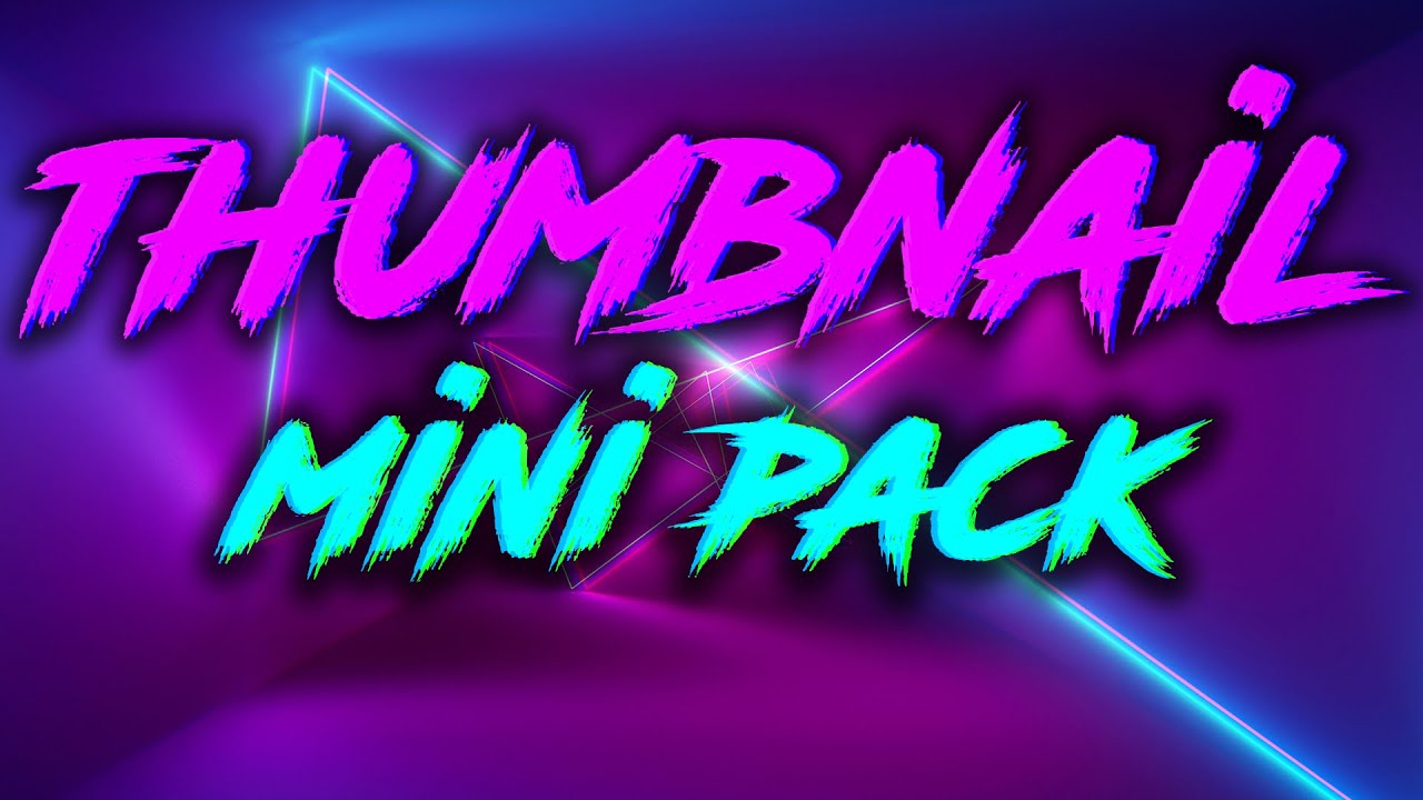 BEST FREE GFX: Thumbnail MINI GFX Pack for YOUTUBE THUMBNAILS - YouTube