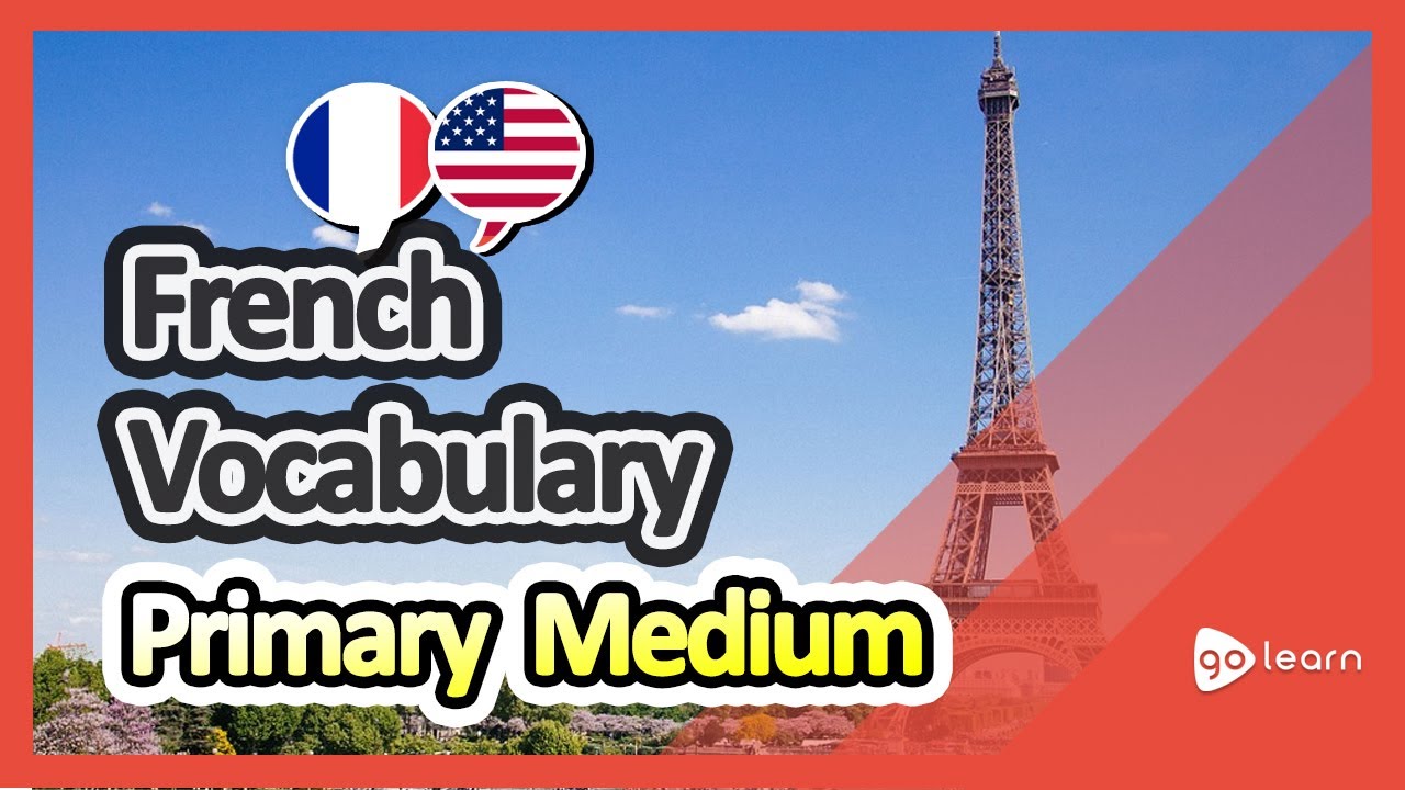 Learn French | Part 5: French Vocabulary Primary medium | Goleaen - YouTube