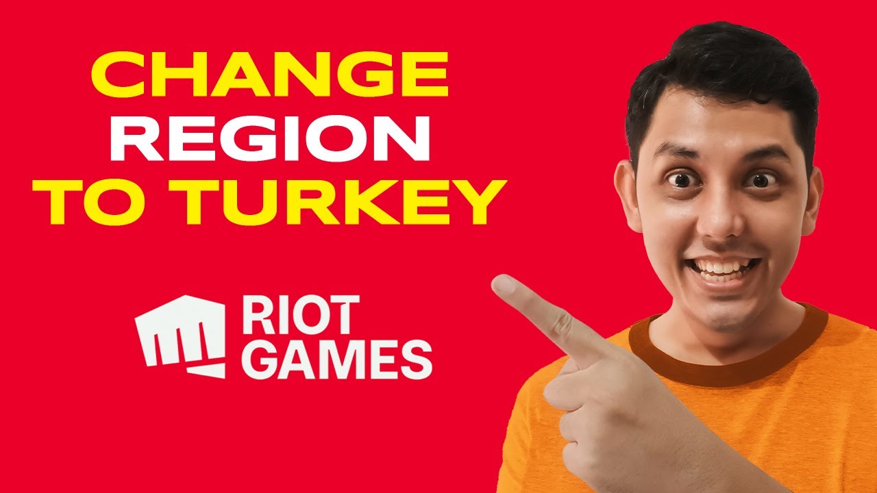 How To Change Your Riot Account Region To Turkey - YouTube