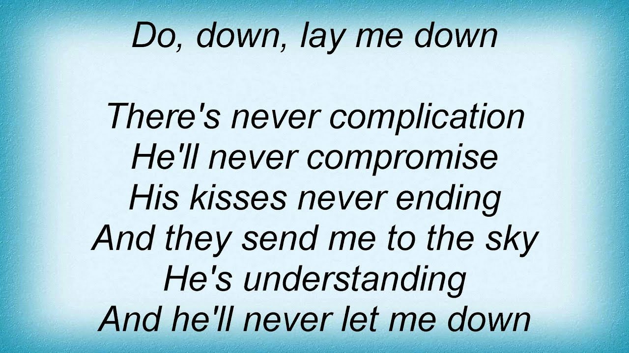 Lisa Stansfield - Lay Me Down Lyrics - YouTube