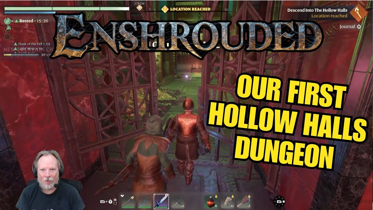 Our First Hollow Halls Dungeon - Renfail Plays Enshrouded Multiplayer ...