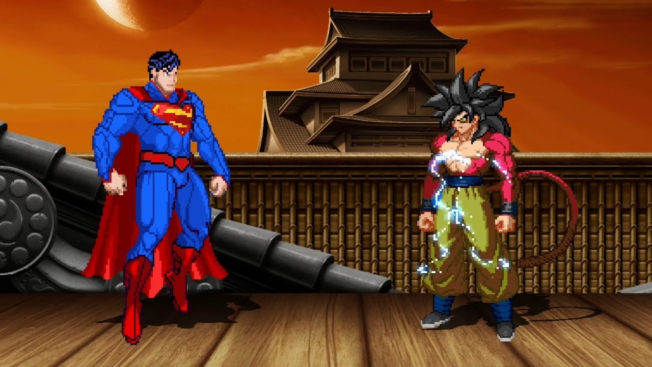 Superman Vs Goku Ssj4