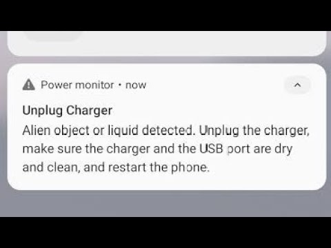 Fix Unplug Charger Alien Object Or Liquid detected Samsung | Unplug ...