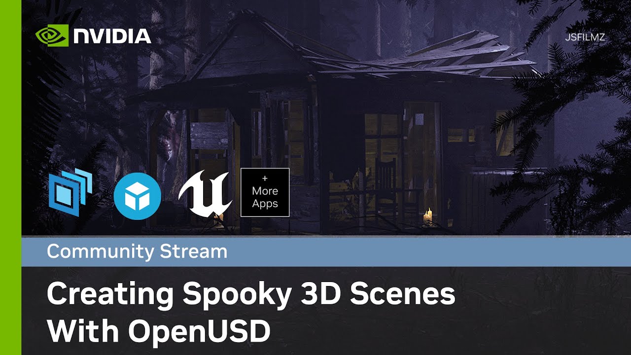 How to Create Spooky 3D Scenes with OpenUSD - YouTube