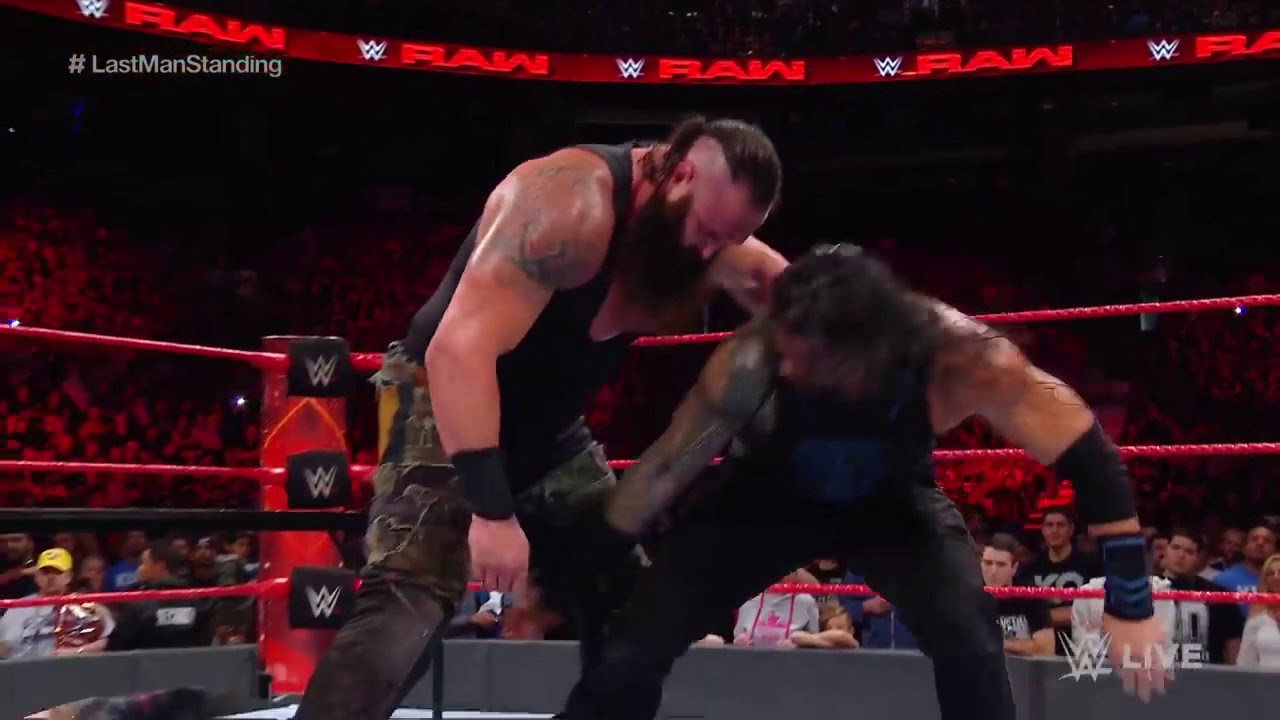 Samoa Joe attacks Roman Reigns in WWE - YouTube