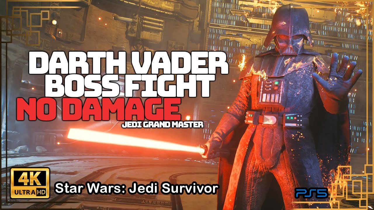 Star Wars: Jedi Survivor [Boss Fight] - Darth Vader (No Damage/Hitless ...