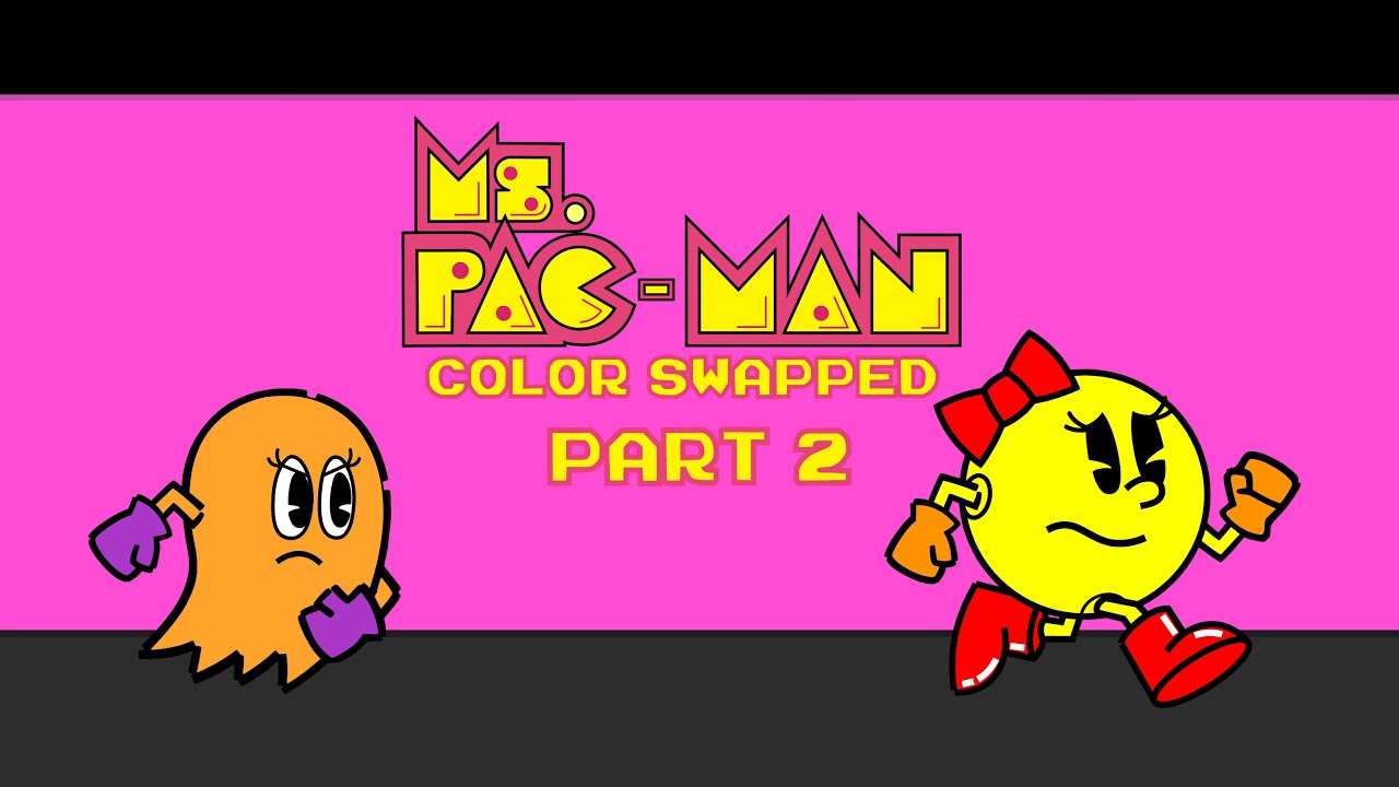 Ms. Pac-Man Color Swapped (Arcade) Part 2 - YouTube