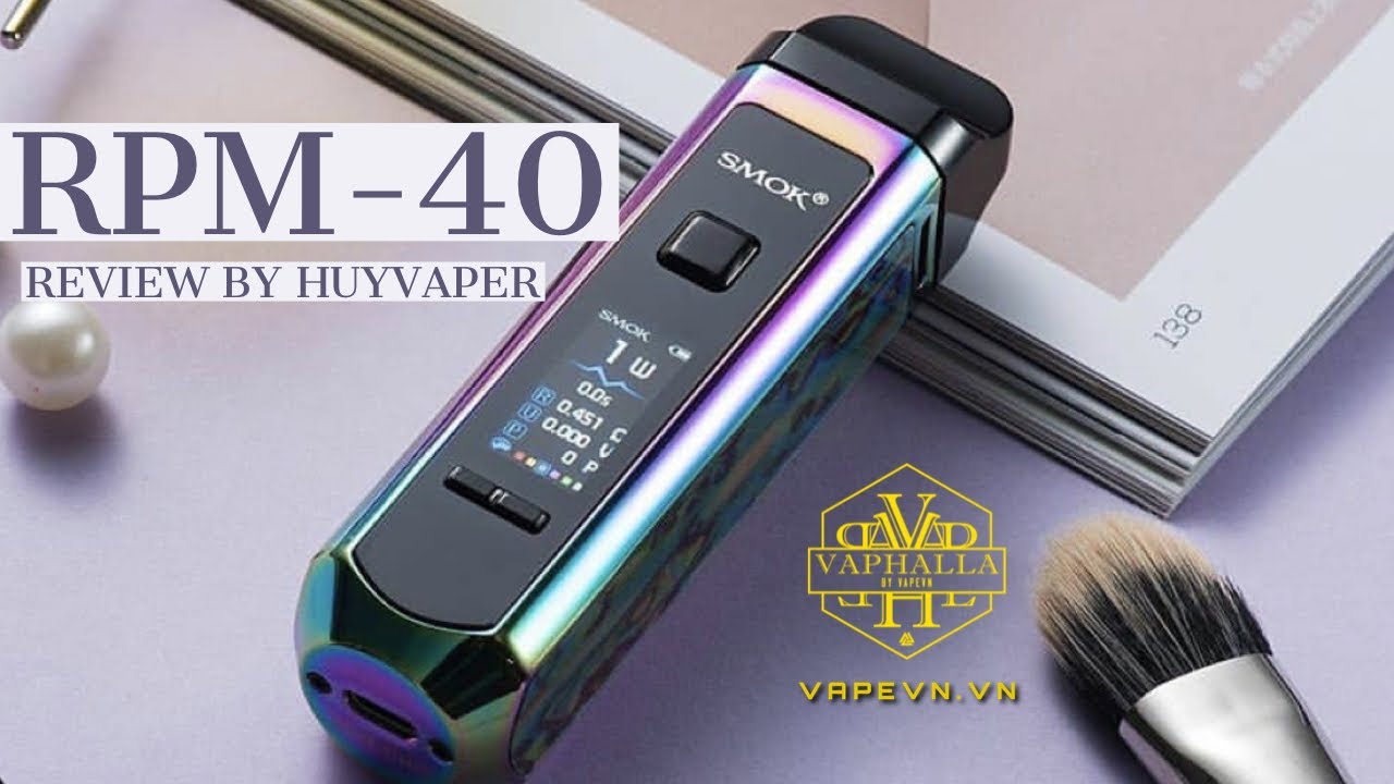 Trên tay RPM-40 của Smok - Huy Vaper - YouTube