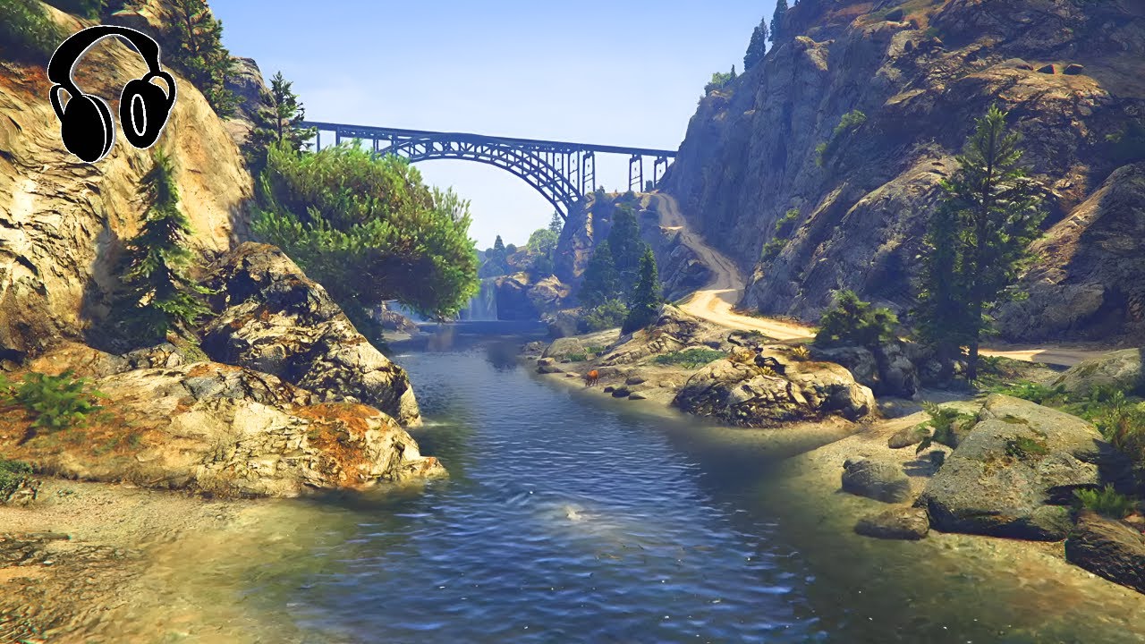 GTA 5 Ambient & Ambience [1 hour] Raton Canyon - YouTube