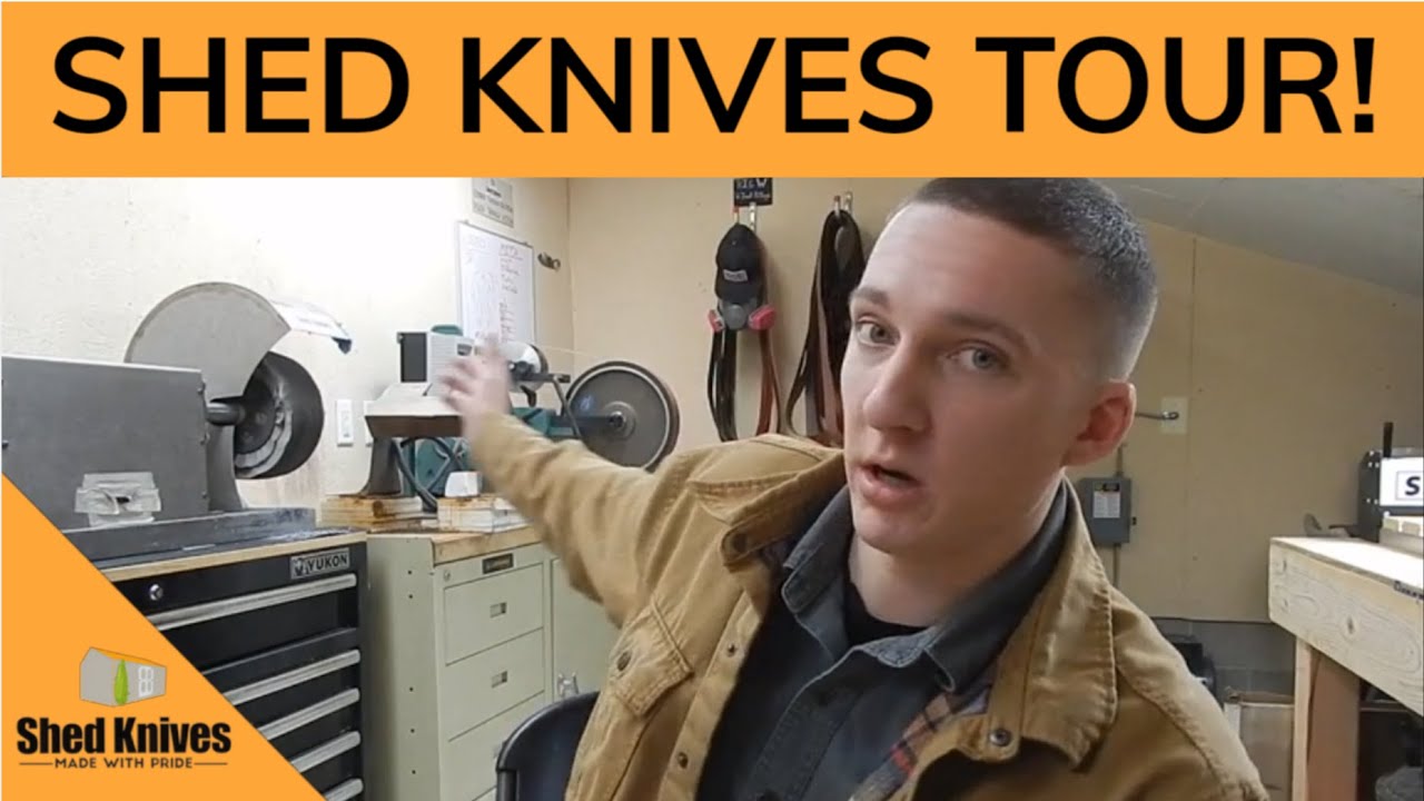 FULL KNIFE SHOP TOUR | Shed Knives #shedknives - YouTube