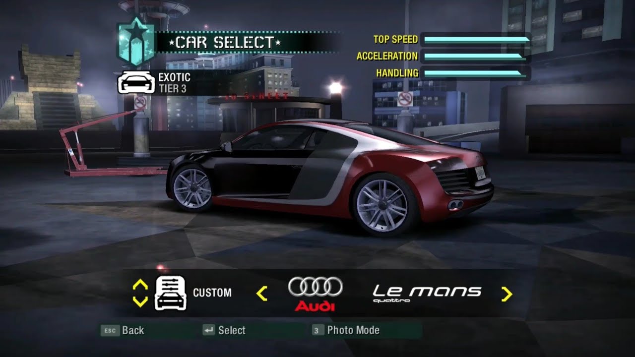 Need For Speed Carbon - All Cars List - YouTube